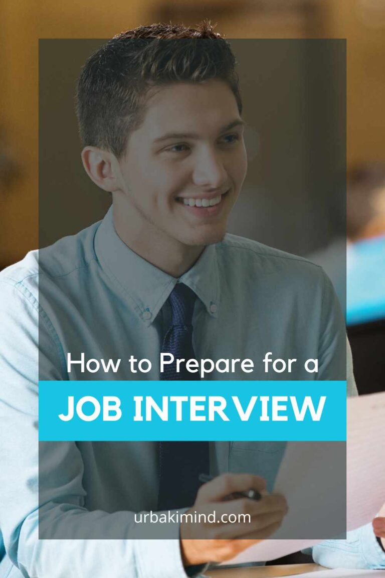 How to Prepare for a Job Interview – Your Complete Guide – Urbaki Mind